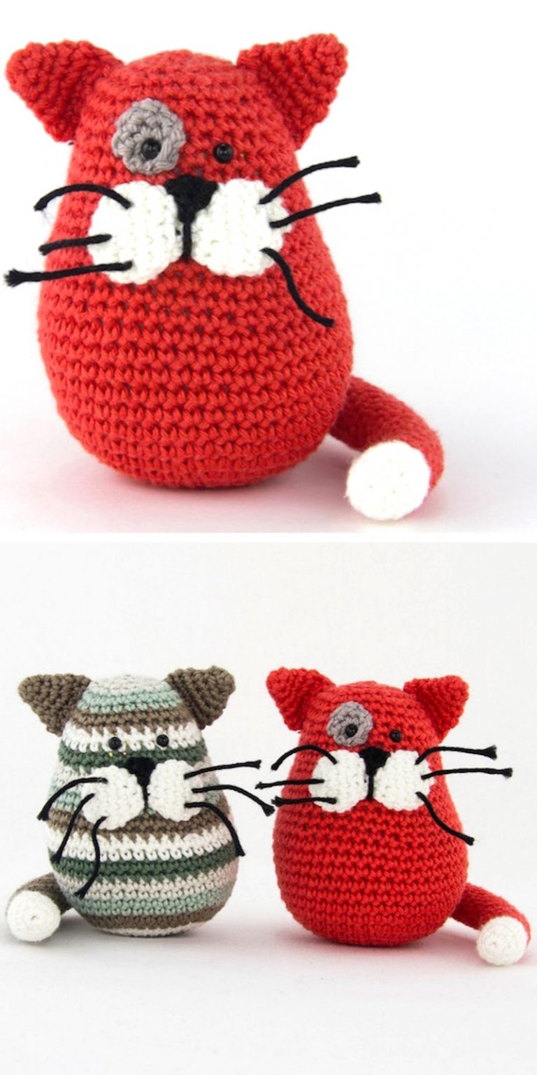 30 Free Crochet Cat Patterns for Beginners and DIY Crochet Ideas