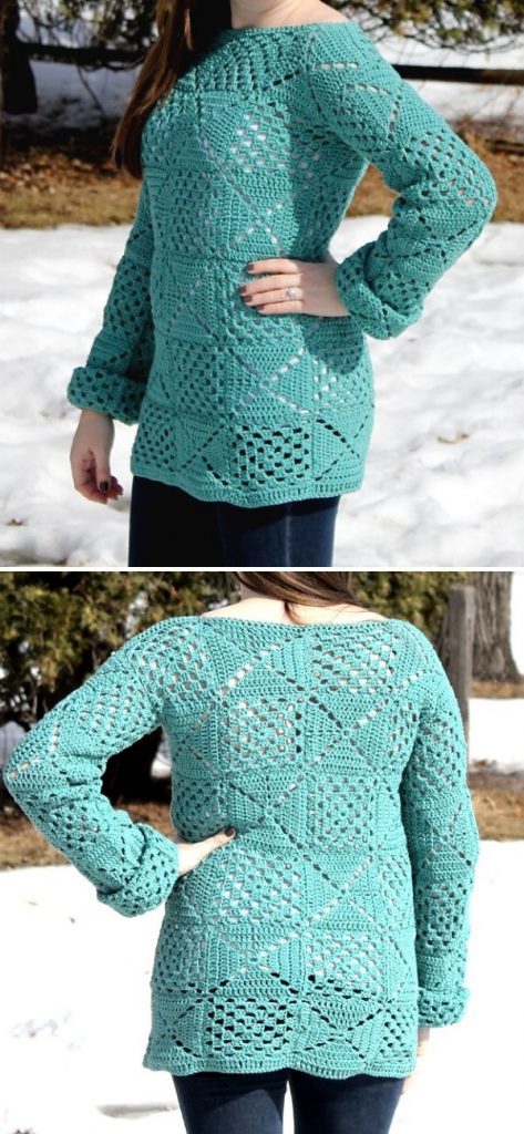 Trendy Crochet Tunics Free Patterns – 1001 Patterns