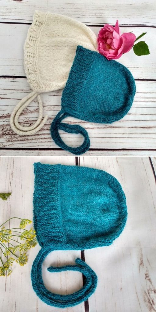 25 Adorable Easy Knitted Baby Bonnets with Free Patterns – 1001 Patterns