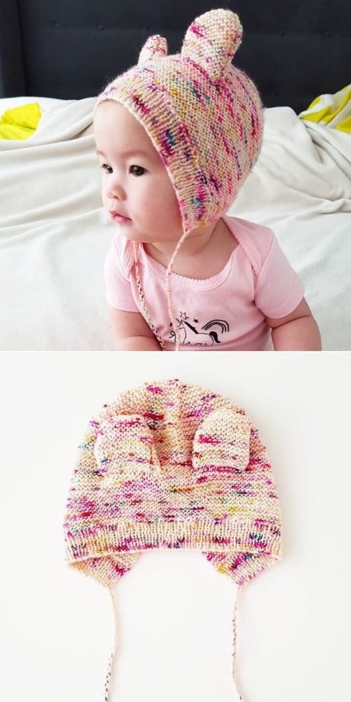 25 Adorable Easy Knitted Baby Bonnets with Free Patterns – 1001 Patterns