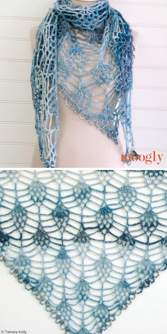 Flattering Delicate Crochet Shawls – 1001 Patterns