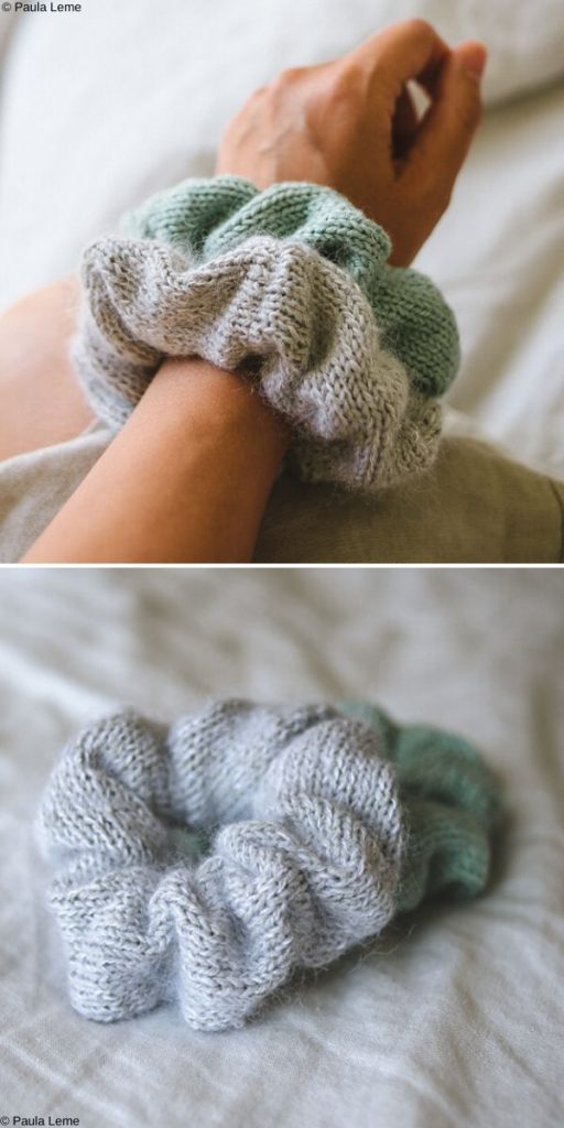 26 Fun Knitted Scrunchies