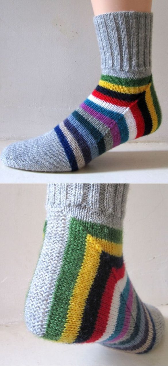 Fun Warm And Colorful Knitted Socks – 1001 Patterns
