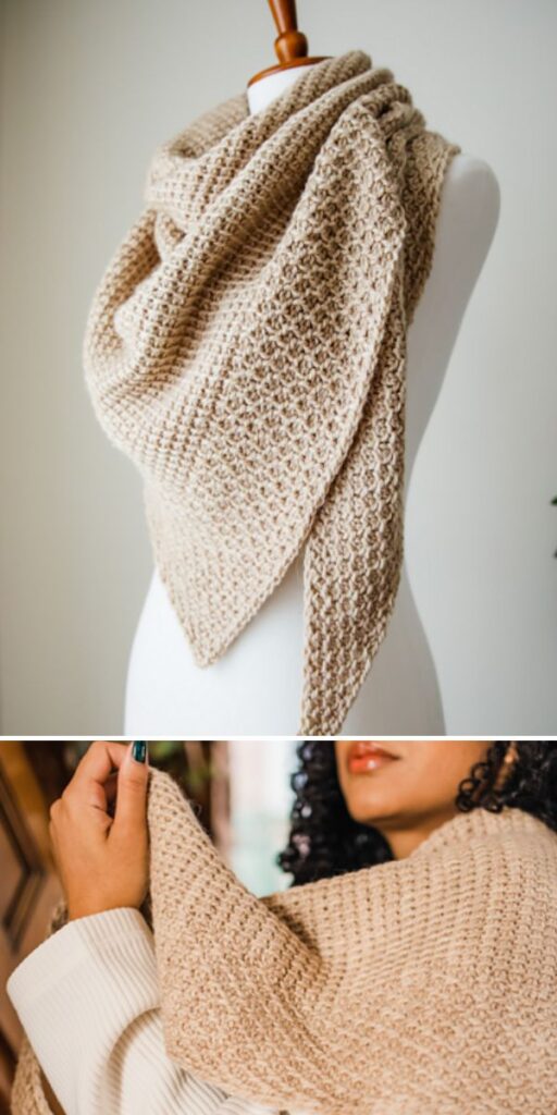 19 Tunisian Crochet Shawls & Scarves to Brighten Up Your Outfit