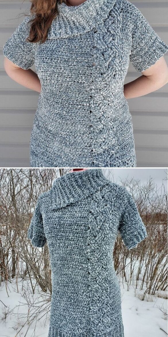 16 Beautiful Crochet Sweater Dress Ideas for Stylish Fall Outfits