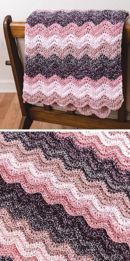 Ripple Cozy Crochet Blankets – 1001 Patterns