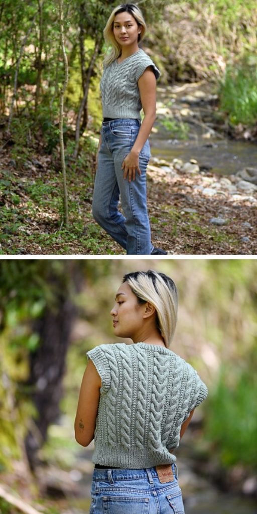 32 Modern Knitted Vests – Free Patterns