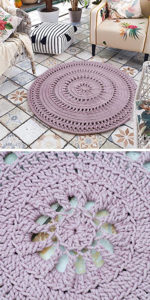 Beautiful Colorful Doily Crochet Rugs – 1001 Patterns