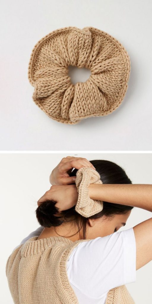 26 Fun Knitted Scrunchies
