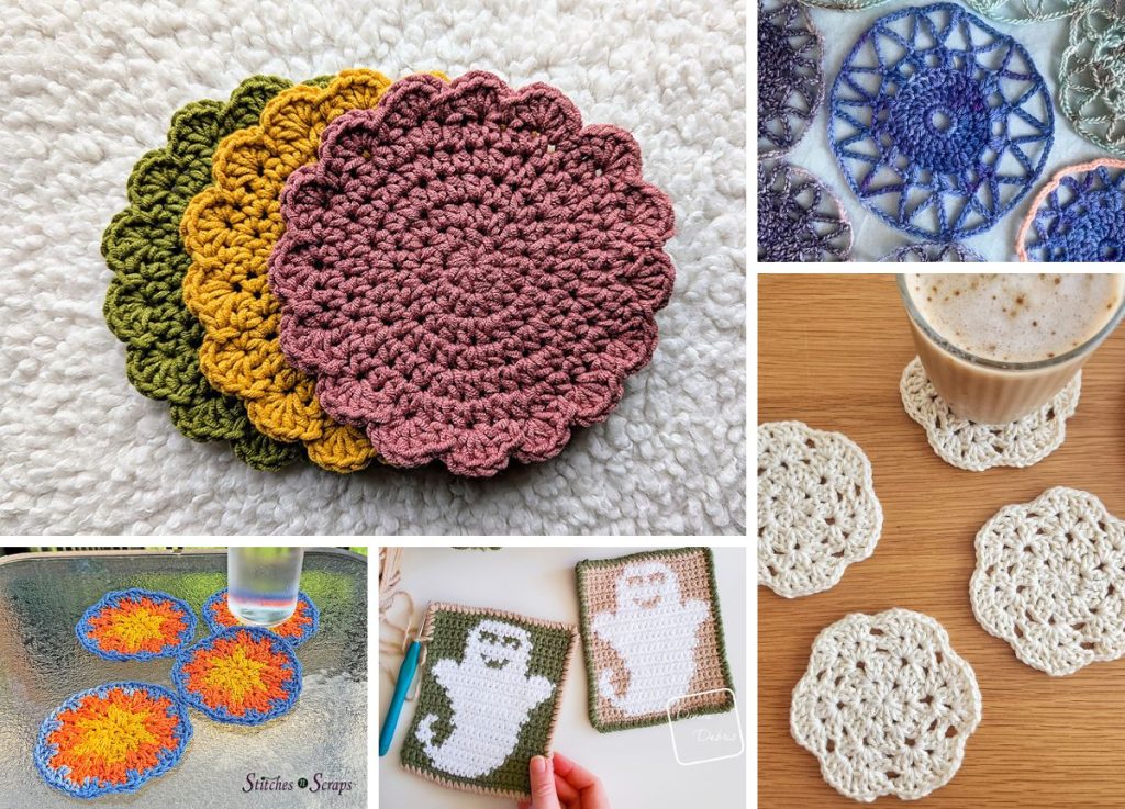 27 Beautiful Crochet Coaster Patterns to Make in Spring 2025