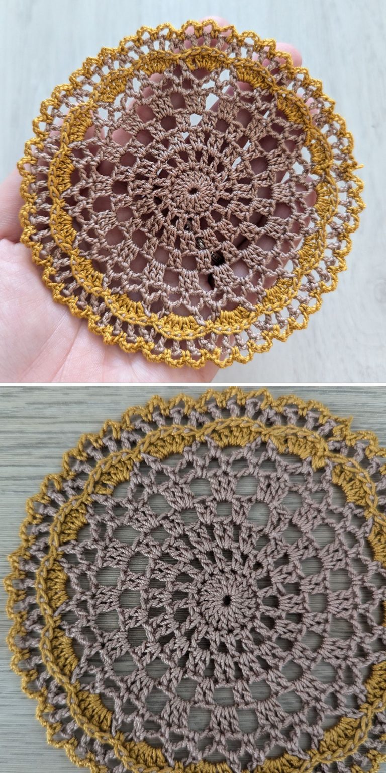 26 Free Crochet Coaster Patterns for Relaxing Autumn Evenings