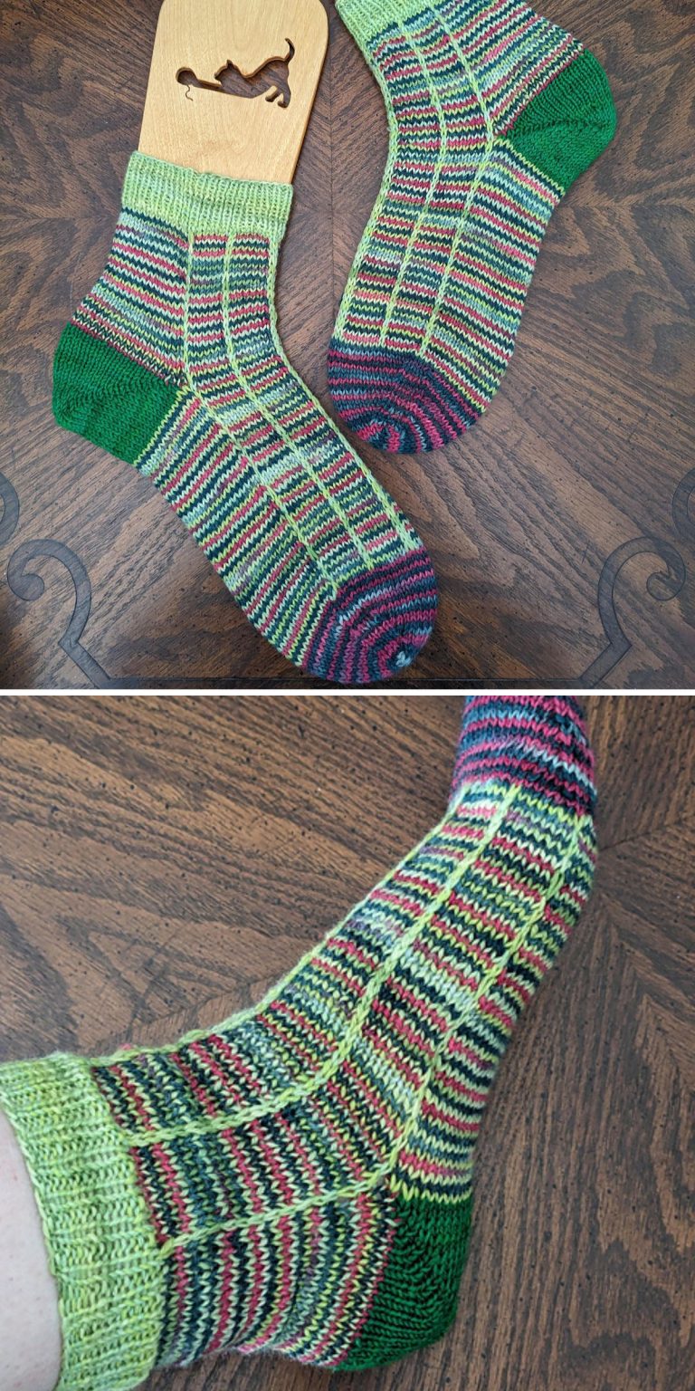 26 Bright Knit Socks Free Patterns for Beginners and Experts