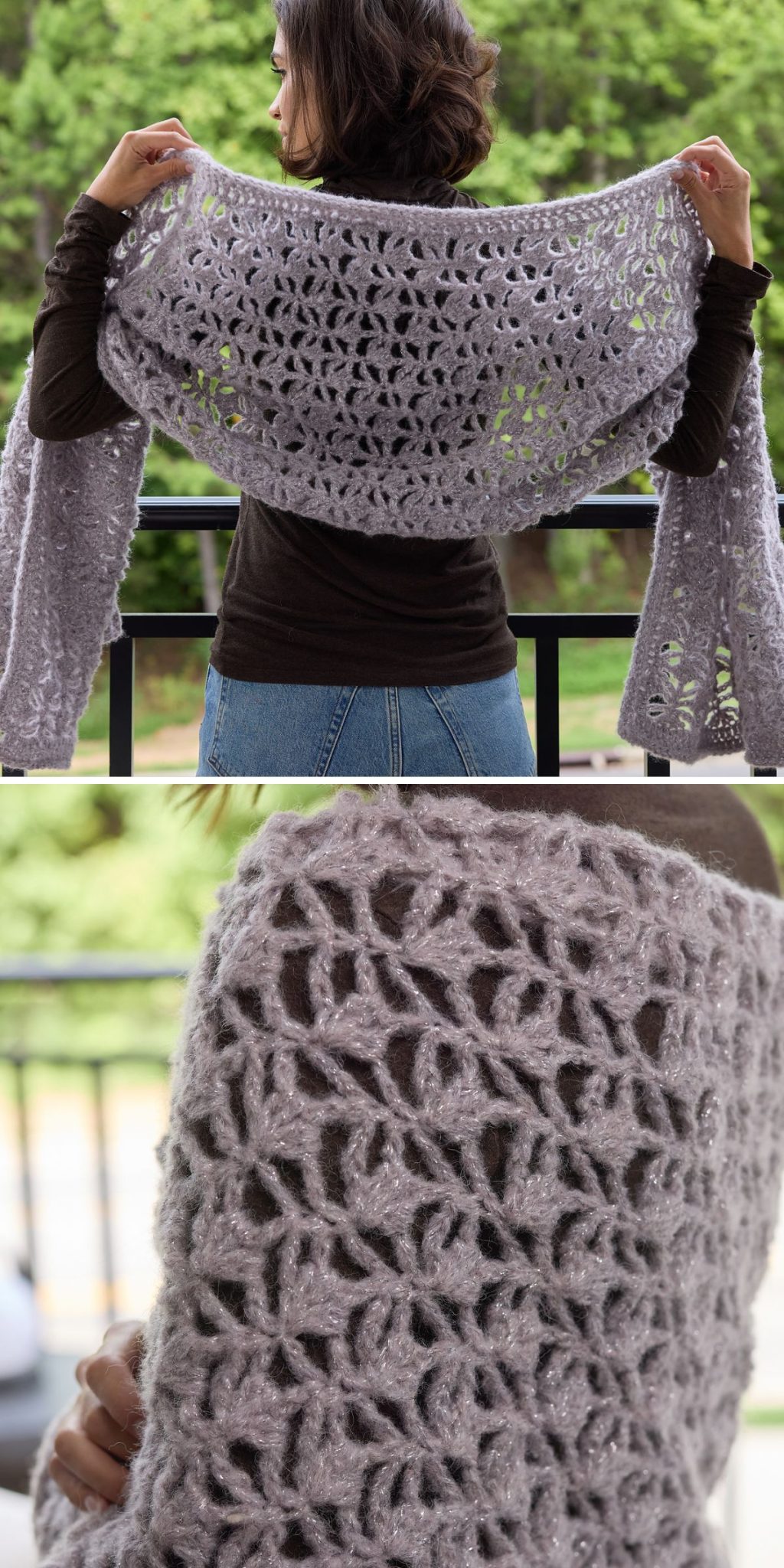 28 Stunning Free Crochet Shawl Patterns with Different Designs