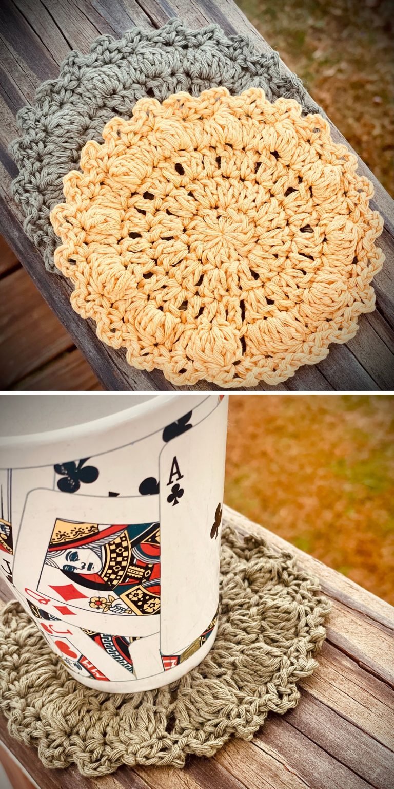 27 Beautiful Crochet Coaster Patterns to Make in Spring 2025