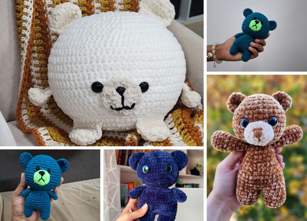26 Free Amigurumi Bear Crochet Patterns to Cuddle and Collect