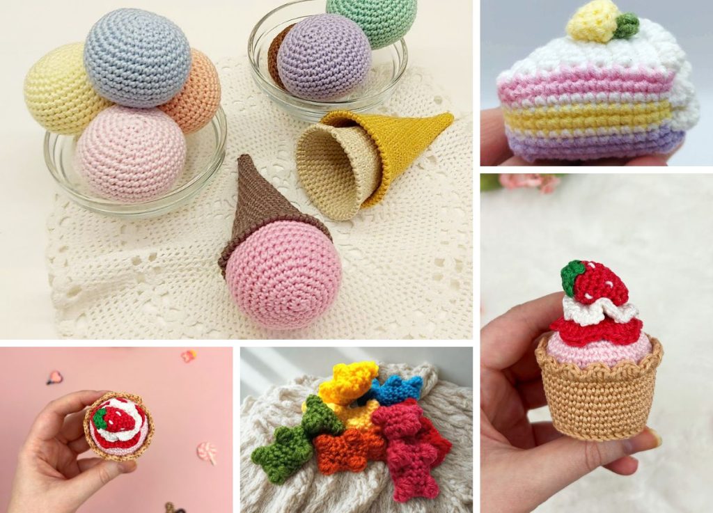 20 Free Amigurumi Food Crochet Patterns Inspired by Desserts