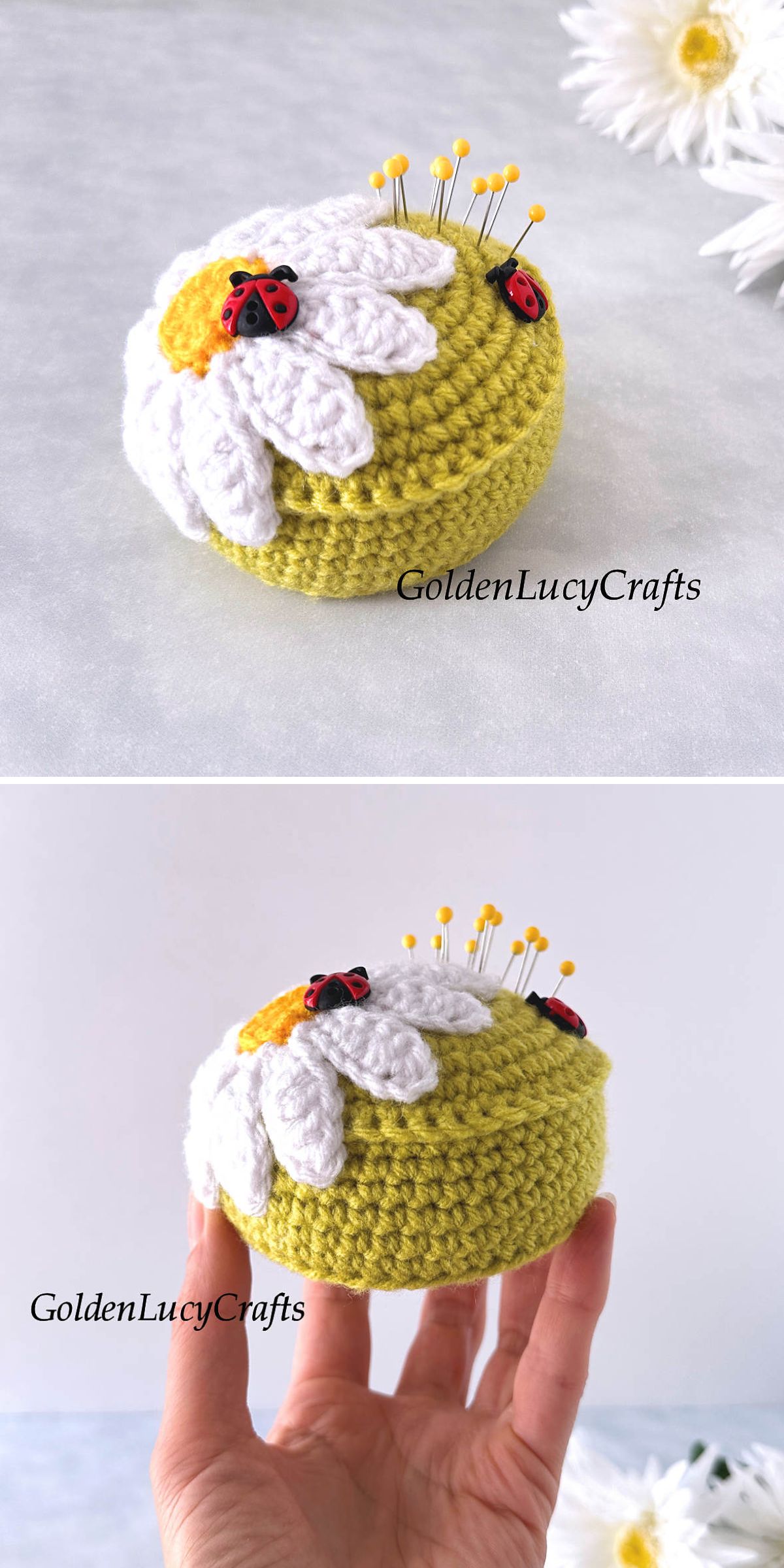 10 Free Crochet Pincushion Patterns for Crafty Storage - 1001Patterns