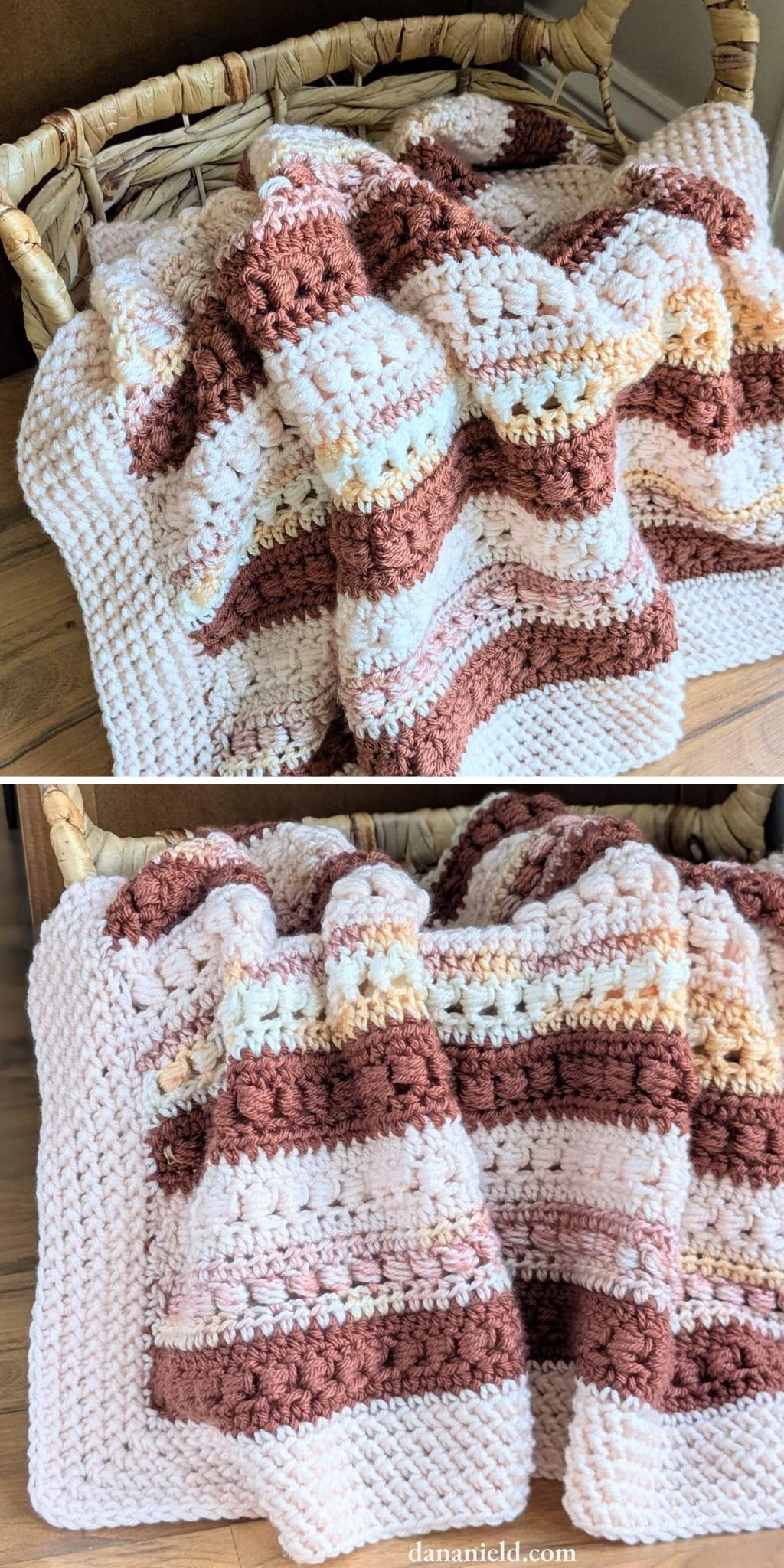 12 Free Crochet Bobble Stitch Blanket Patterns Full of Texture