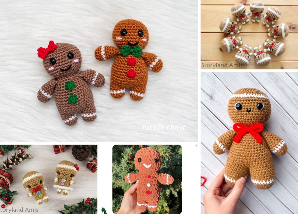 Free Gingerbread Man Crochet Patterns for Christmas Fun