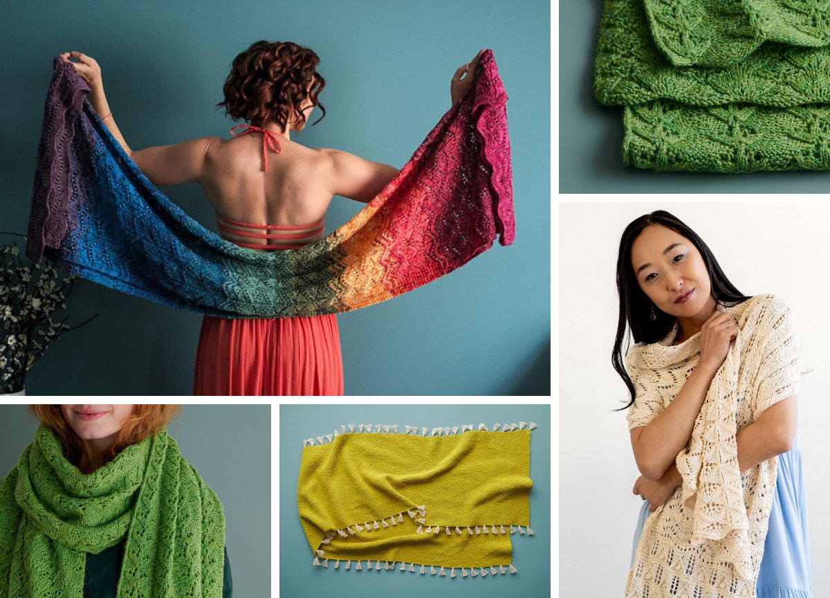 Free Knitting Patterns for Wraps from Light to Cozy