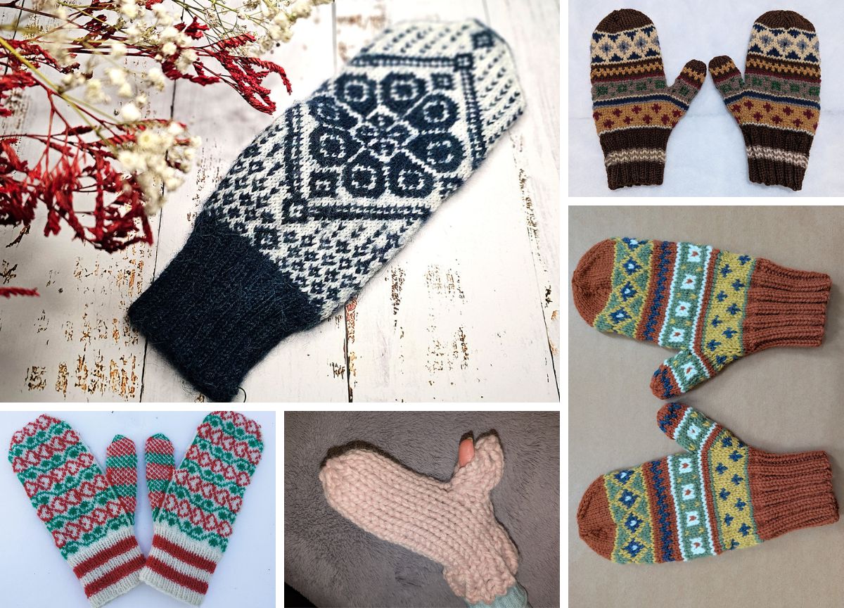 Free Knitting Patterns for Mittens for Winter Days