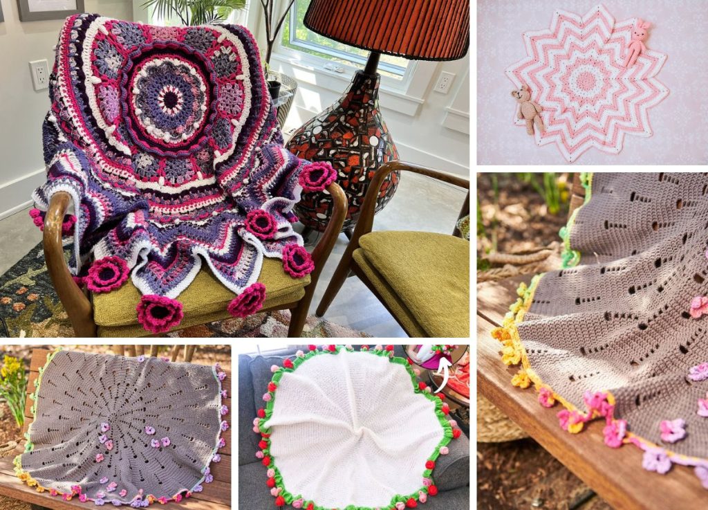 Free Round Crochet Blanket Patterns for Eye-Catching Designs