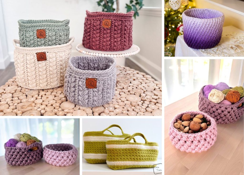 Free Crochet Basket Patterns for Cozy, Organized Spaces