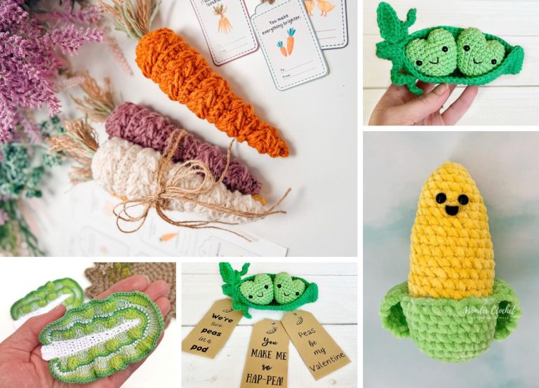 Free Crochet Vegetable Patterns Fresh from the Garden